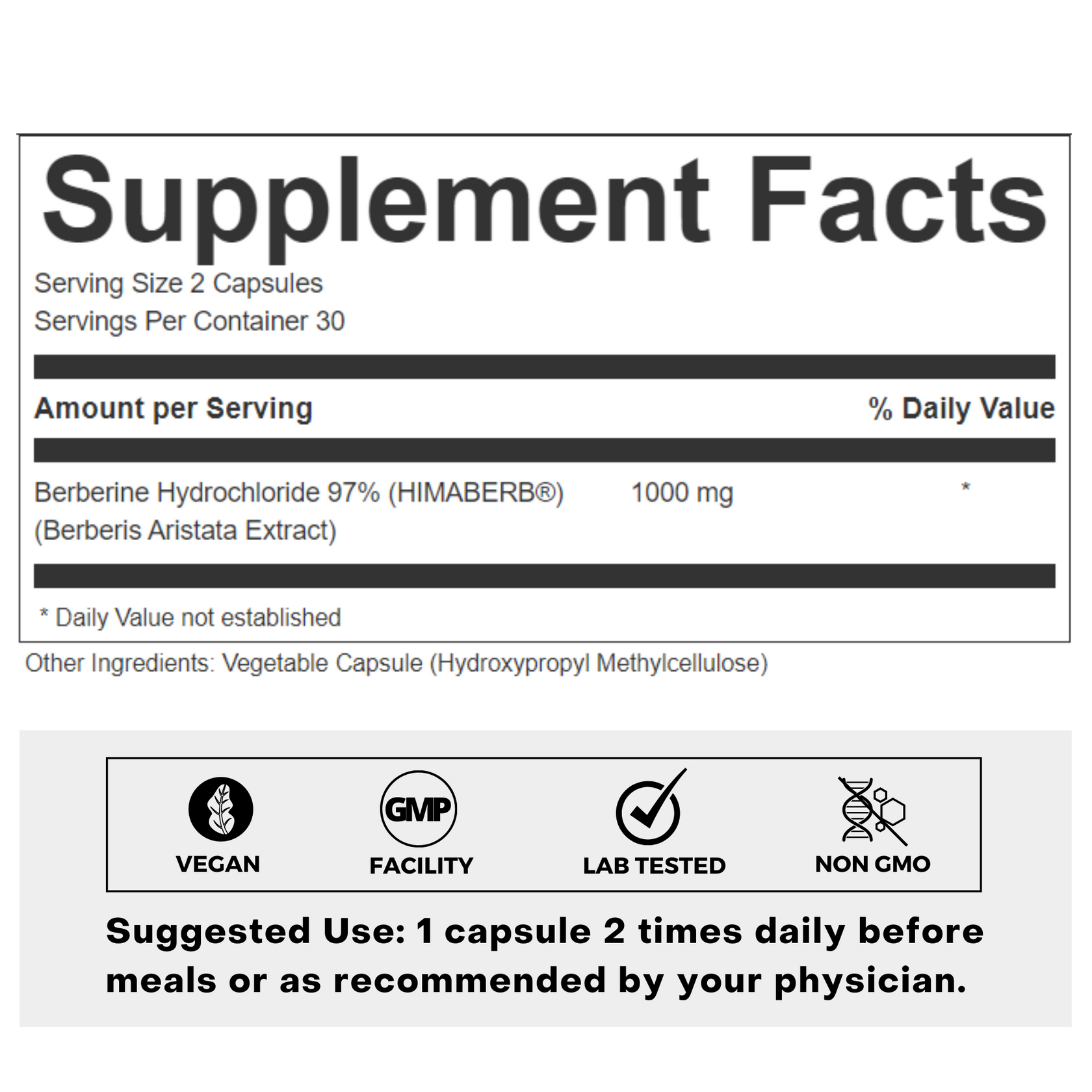 Berberine HCl 97% Supplement | Formulated with HIMABERB® – FōLIUS LABS®